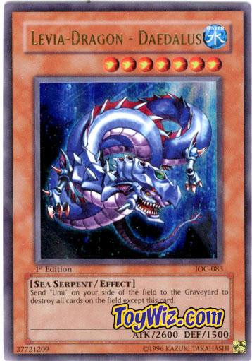 YuGiOh Invasion of Chaos Single Card Ultra Rare Levia - Dragon Daedalus ...