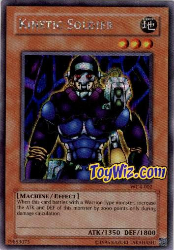 YuGiOh World Championship 2004 Single Card Secret Rare Kinetic Soldier ...