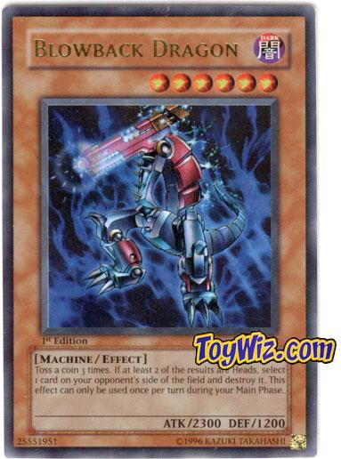 YuGiOh Ancient Sanctuary Single Card Ultra Rare Blowback Dragon AST-022 ...