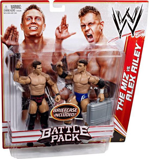 WWE Wrestling Series 13 The Miz vs. Alex Riley Action Figure 2-Pack ...