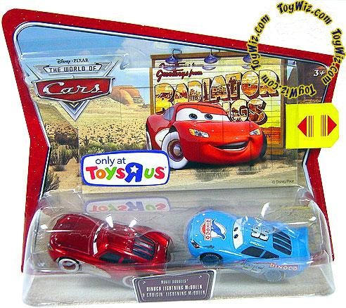 Disney Cars The World of Cars Movie Doubles Dinoco Cruisin Lightning ...