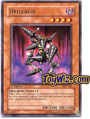 YuGiOh Invasion of Chaos Single Card Rare Drillago IOC-026 - ToyWiz