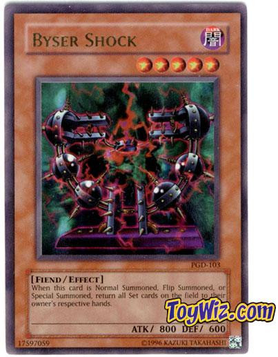 YuGiOh Pharaonic Guardian Single Card Ultra Rare Byser Shock PGD-103 ...