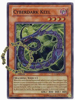 YuGiOh GX Cyberdark Impact Single Card Super Rare Cyberdark Keel CDIP ...