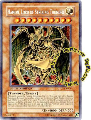 YuGiOh 2006 Collector Tin Single Card Secret Rare Hamon, Lord of ...
