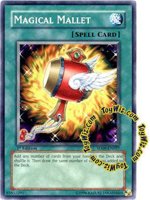 YuGiOh Structure Deck Dinosaurs Rage Single Card Common Magical Mallet ...