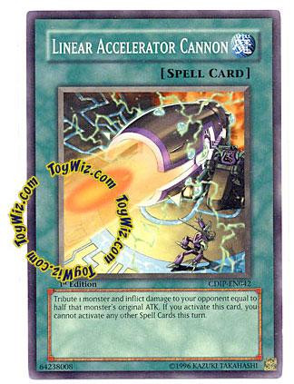 YuGiOh GX Cyberdark Impact Single Card Common Linear Accelerator Cannon ...
