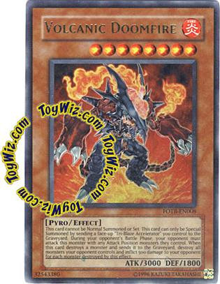 YuGiOh GX Force of the Breaker Single Card Ultra Rare Volcanic Doomfire ...