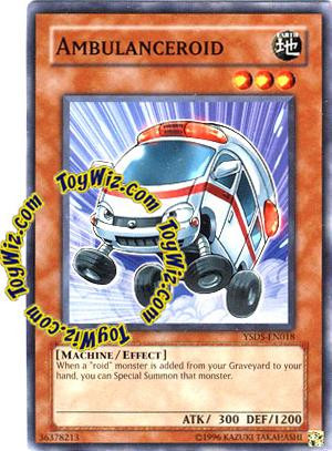 YuGiOh GX Syrus Truesdale Starter Deck Single Card Common Ambulanceroid ...