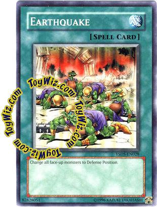 YuGiOh GX Syrus Truesdale Starter Deck Single Card Common Earthquake ...