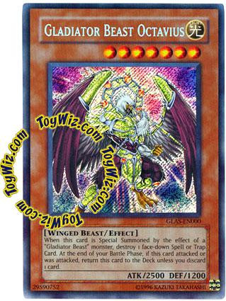 YuGiOh GX Gladiators Assault Single Card Secret Rare Gladiator Beast ...