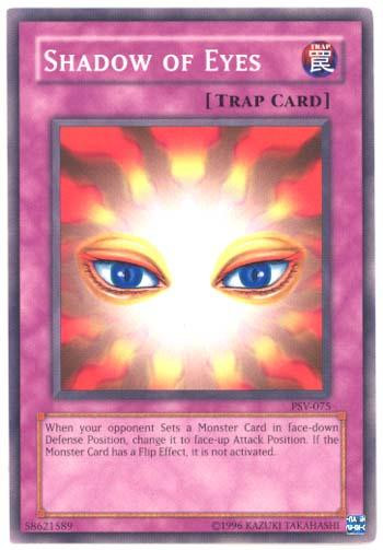 YuGiOh Pharaohs Servant Single Card Common Shadow of Eyes PSV-075 - ToyWiz