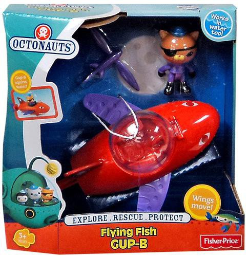 Fisher Price Octonauts Mission Vehicle Flying Fish GUP-B Playset - ToyWiz