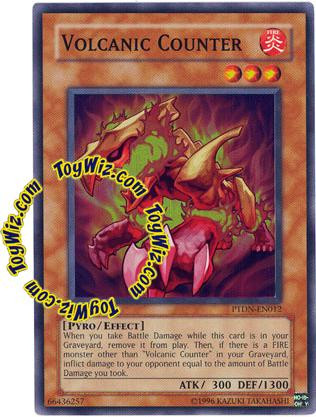 YuGiOh GX Phantom Darkness Single Card Super Rare Volcanic Counter PTDN ...