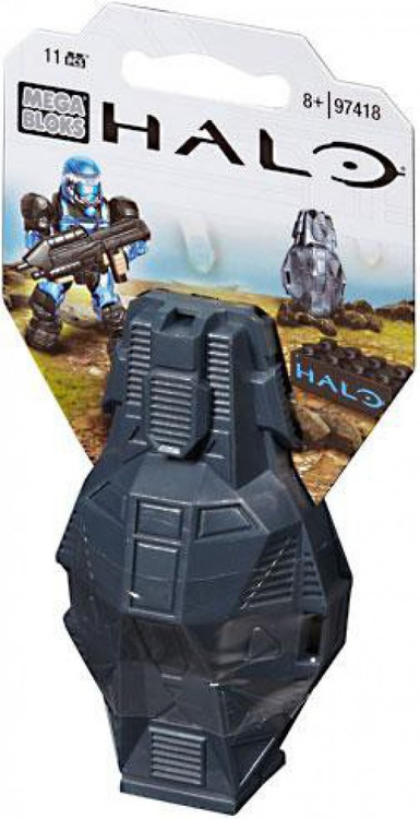 Mega Bloks Halo Metallic ODST Drop Pod Set 97418 Blue UNSC - ToyWiz