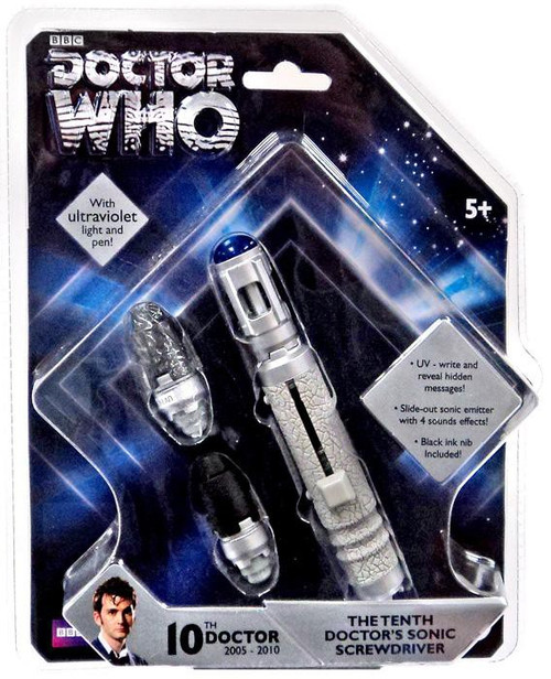 Doctor Who 10th Doctor The Tenth Doctors Sonic Screwdriver Roleplay Toy ...