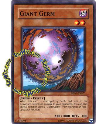 YuGiOh Retro Pack Single Card Common Giant Germ RP01-EN070 - ToyWiz