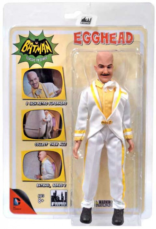 Batman 1966 TV Series Classic TV Series 2 Egghead 8 Action Figure ...