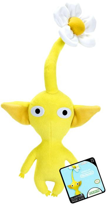 Pikmin World of Nintendo Yellow Pikmin 7 Plush Jakks Pacific - ToyWiz