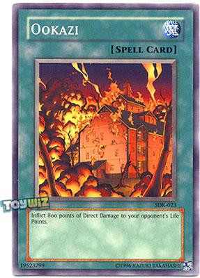 YuGiOh Starter Deck Kaiba Single Card Common Ookazi SDK-023 - ToyWiz