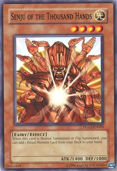 YuGiOh Dark Legends Single Card Common Senju of the Thousand Hands DLG1 ...