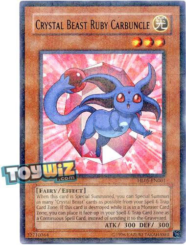 YuGiOh Hobby League Single Card Parallel Rare Crystal Beast Ruby ...