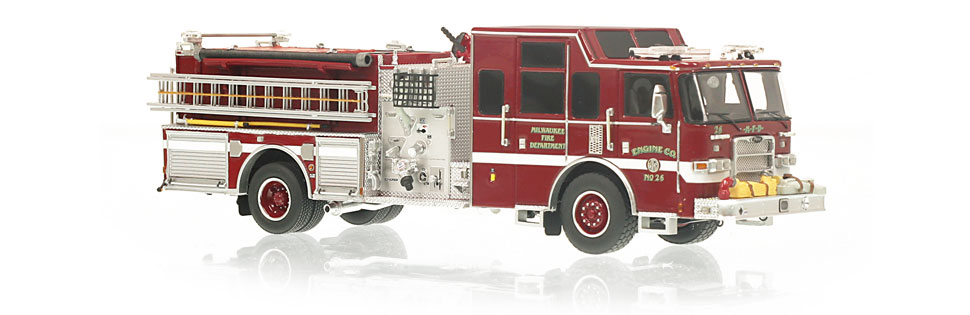 Fire Replicas Milwaukee Fire Department Engine 26 Scale Model