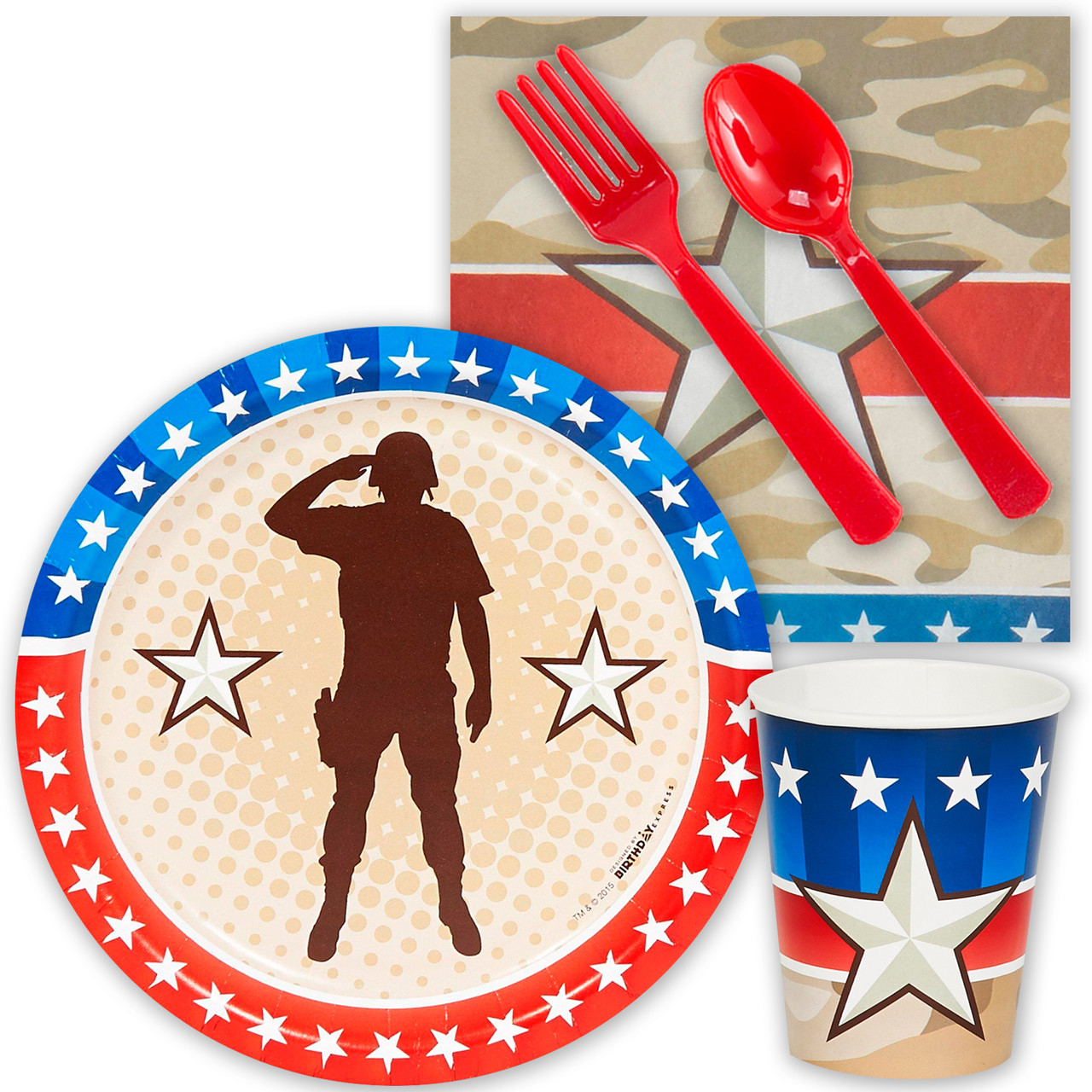 Camo Army Soldier Snack Party Pack - ThePartyWorks