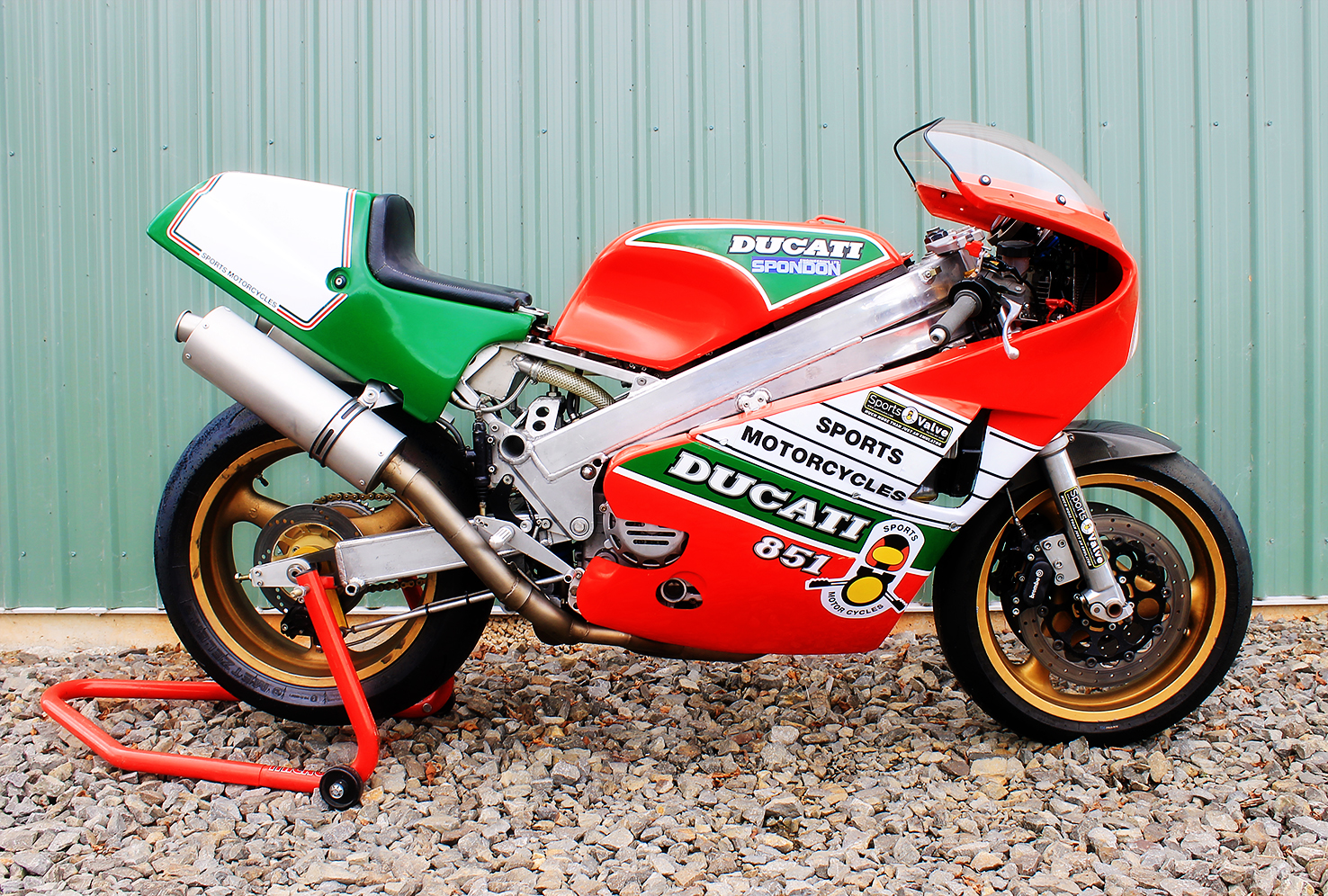 A closer look at the Spondon Ducati - Sports Motorcycles Limited