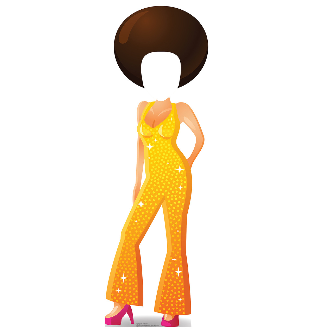 Life-size Cartoon Disco Dancer Standin Cardboard Standup