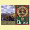 Menzies Clan Tartan Clan Menzies Badge Shield Decal Sticker Set of 3 ...