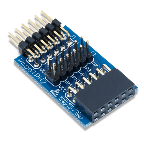 Pmod TPH2: 12-pin Test Point Header - Digilent