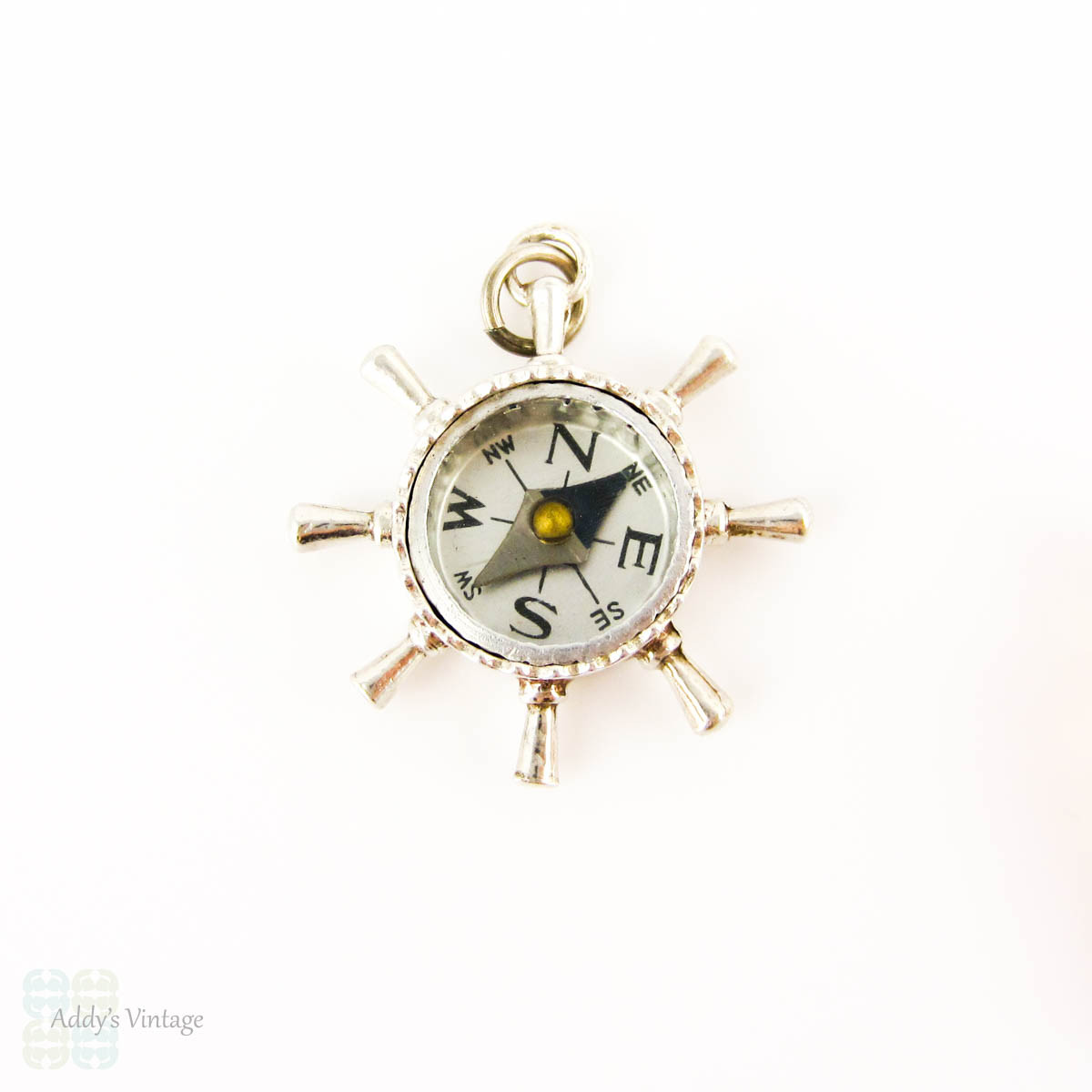 Vintage Nautical Themed Charms, Set of 3. 9ct Gold Cone Shell, Silver ...