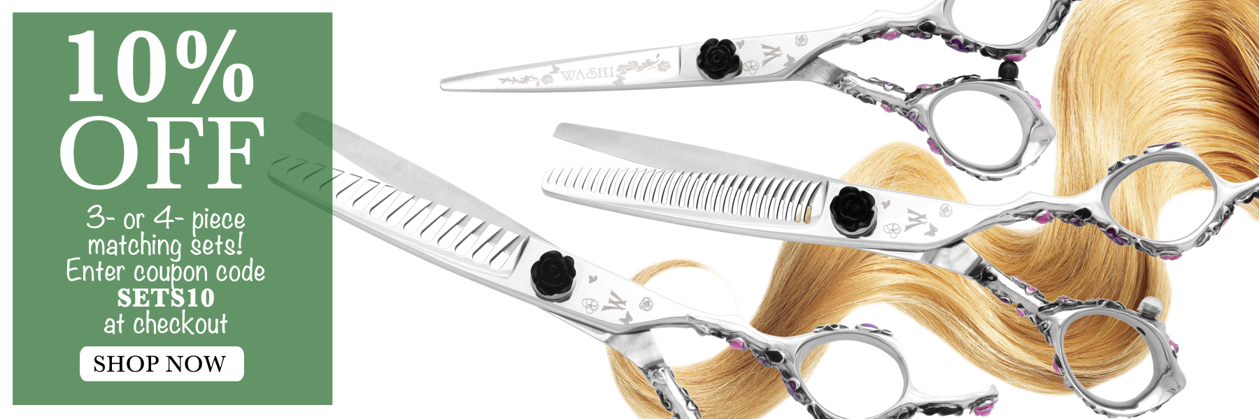 Professional Hair Cutting Shears | Washi Scissor Company