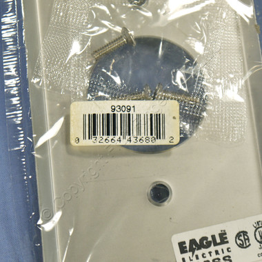 🏠 Shop Eagle Stainless Steel Receptacle Wallplate Single Locking Outlet ...