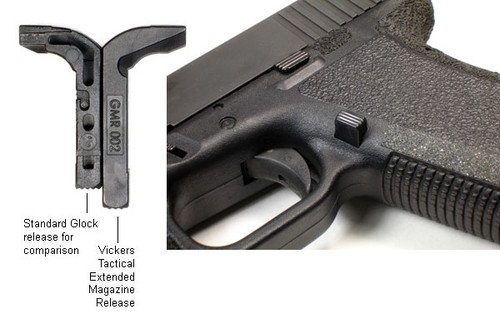 VICKERS GLOCK TACTICAL MAGAZINE CATCH .45/10MM - Ghost Inc.