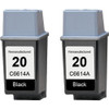 HP 20 Black Ink Cartridge (C6614A) | 1ink.com