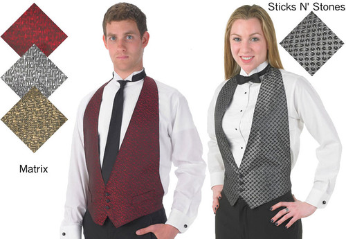 Backless Vest | New Print Fabrics | WaitStuff Uniforms