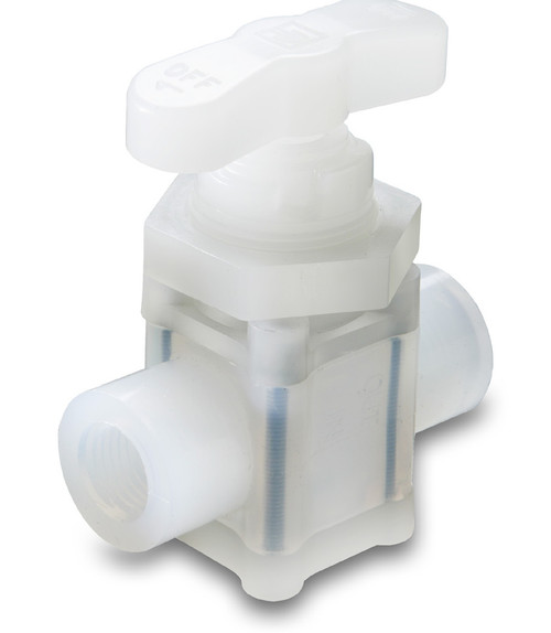 Parker MV-10-6024-00-T Partek High Purity PFA Diaphragm Valve 1/4 Parflare