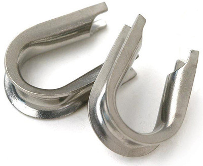 Stainless Steel Thimbles loop protectors 50pcs available in small and ...