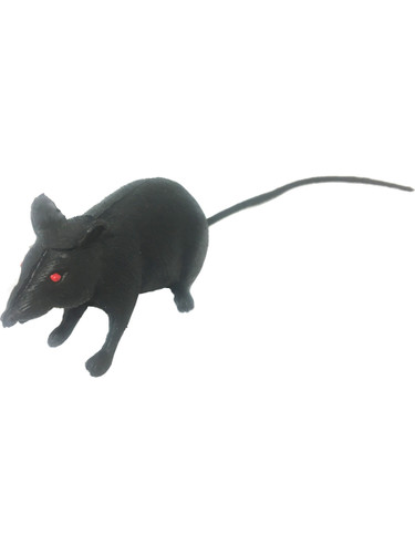 4.5" Black Rubber Rat