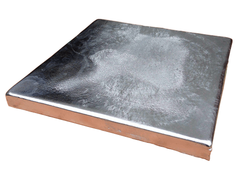 Zinc Cast Plate - 1" x 12" x 12" - RotoMetals