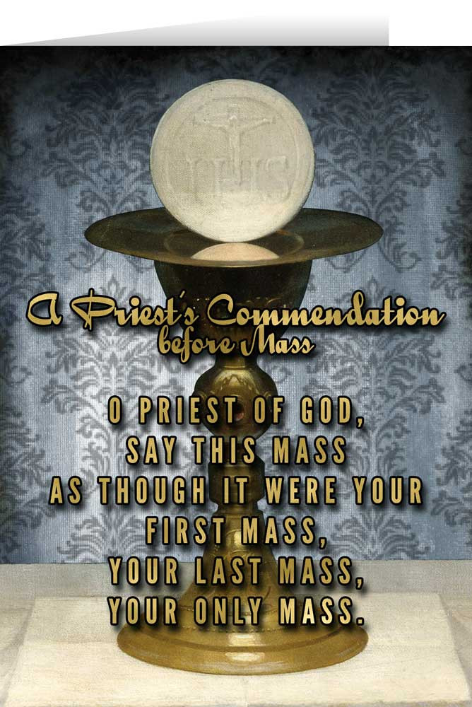 Celebration of the Mass Ordination Greeting Card - Catholic to the Max ...