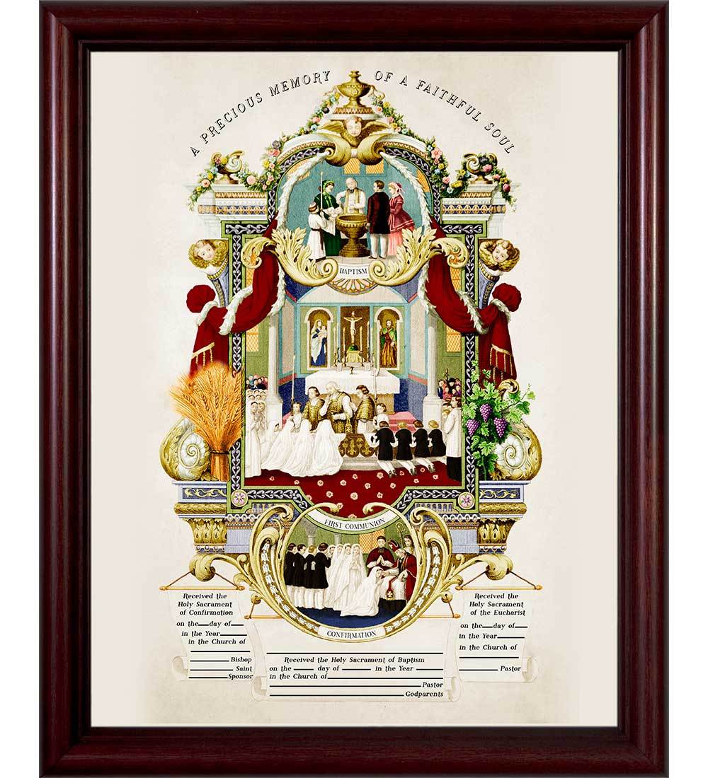 Beautiful, Traditional Catholic Sacramental Certificates | Catholic to ...