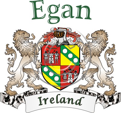 Egan Name History & Coat of Arms