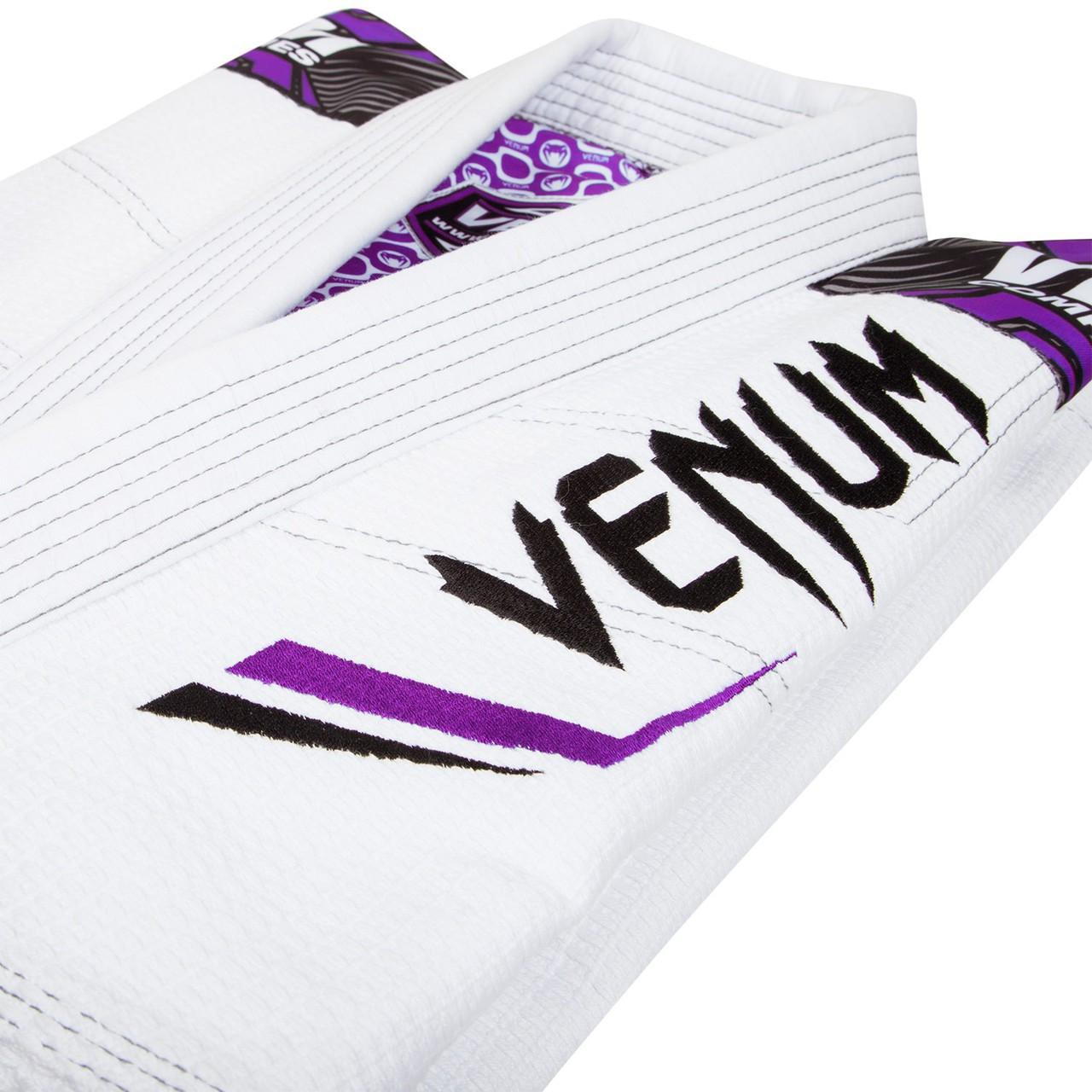 Venum Elite BJJ Gi - White/ Purple - The Jiu Jitsu Shop