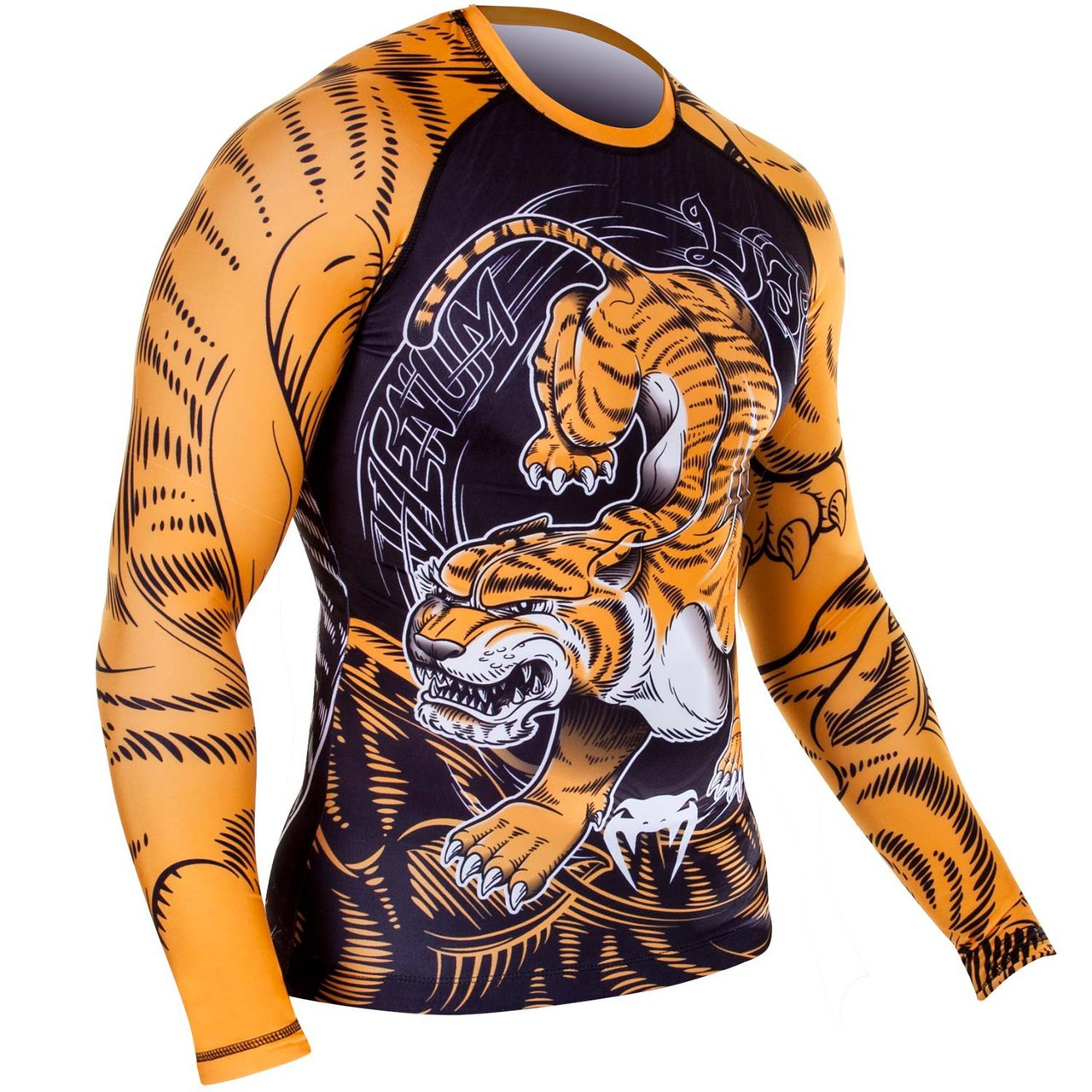Venum Tiger Rashguard Long Sleeve | The Jiu Jitsu Shop