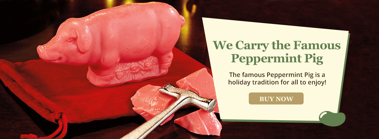 Saratoga Candy Co. | Peppermint Pig, Candy, Fudge, Chocolates and More!