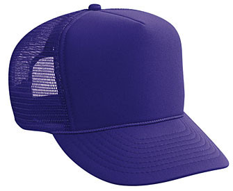 SOLID PURPLE MESH Trucker hat mesh hat - Blank Plain Trucker Hats