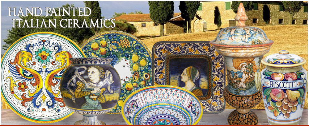 Italian Pottery | Italian Ceramics from Deruta, Castelli & Tuscany